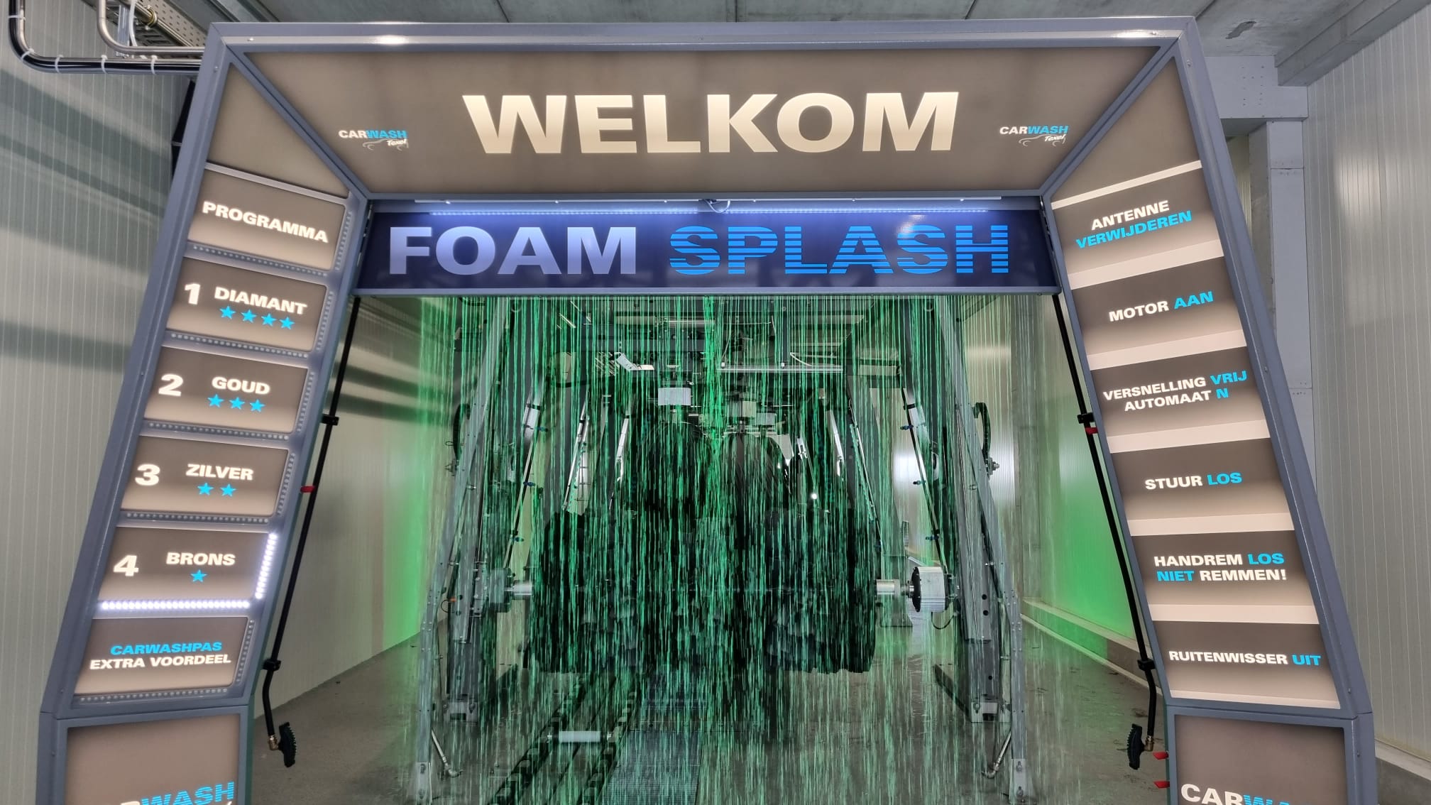 Wasstraat - Carwash Texel